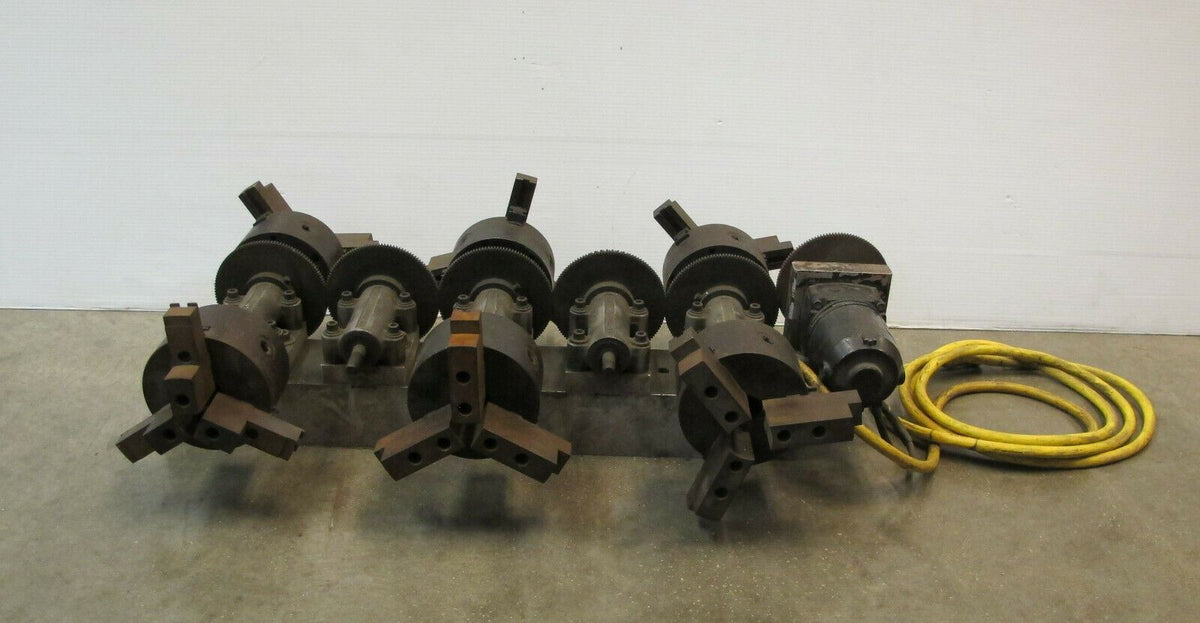 Multi Station Rotary Fixture With 6 Chucks for Electron Beam Welder Mo