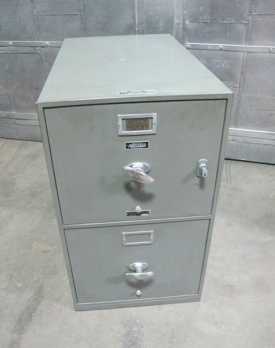 HERCULES Fire Insulated Container Safe Vault F2-ND 2 Drawer File Cabin