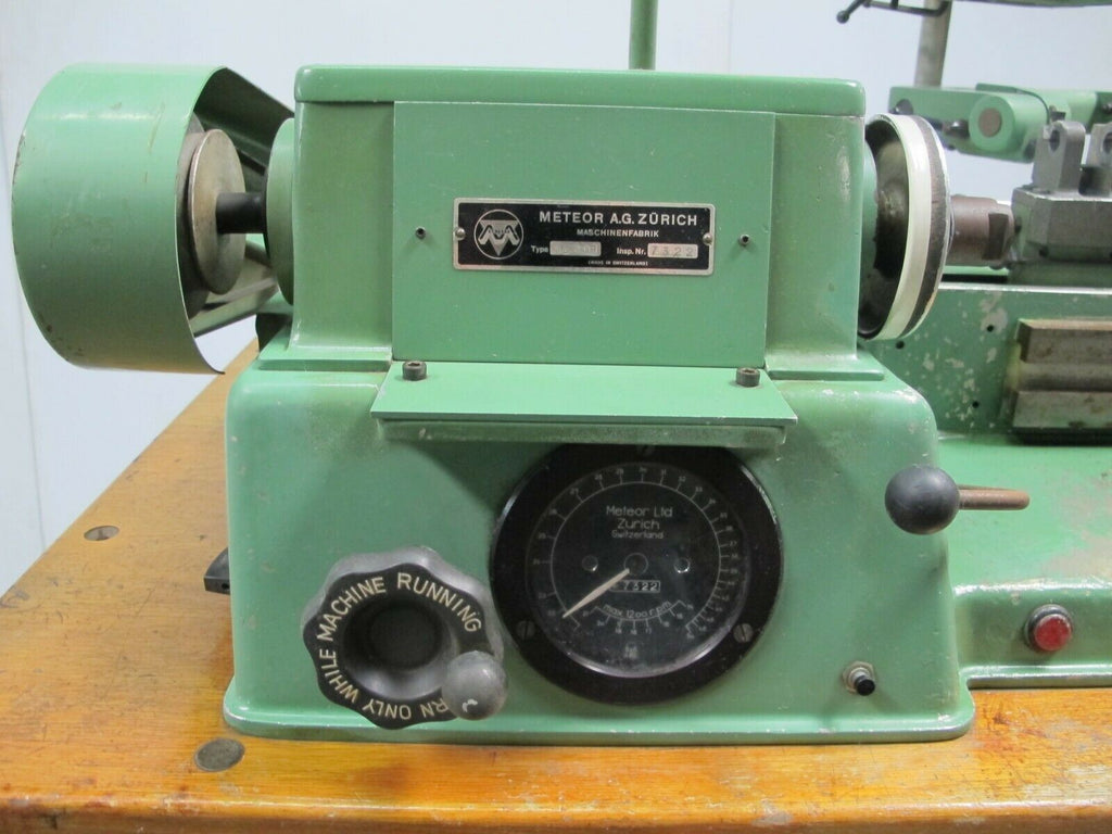 Meteor ME-301 coil winding machine Vintage Coil Winder Made In Switzer