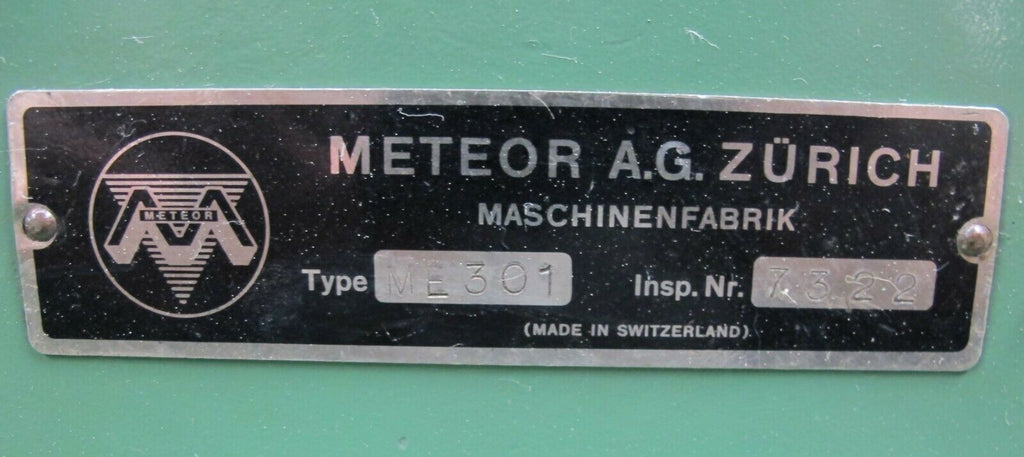 Meteor ME-301 coil winding machine Vintage Coil Winder Made In Switzer