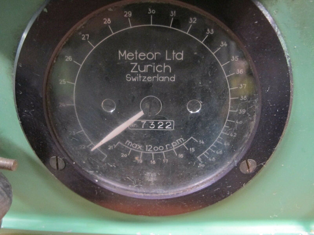 Meteor ME-301 coil winding machine Vintage Coil Winder Made In Switzer