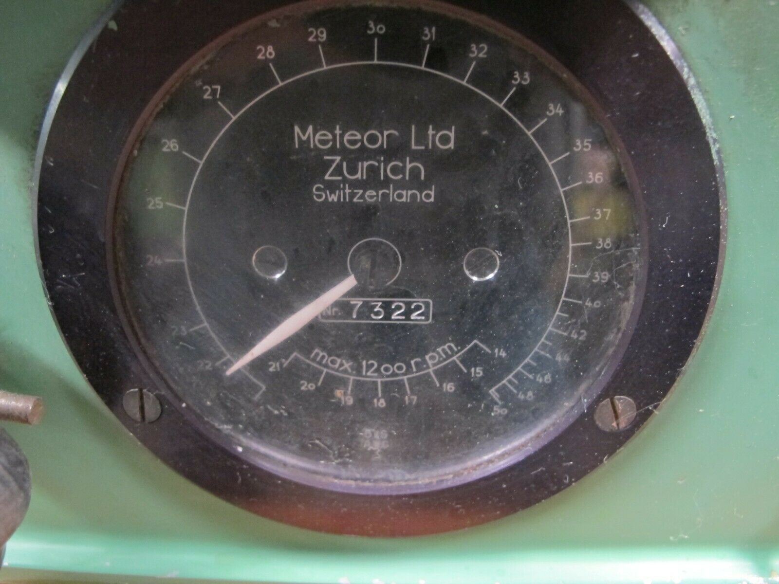 Meteor ME-301 coil winding machine Vintage Coil Winder Made In Switzer