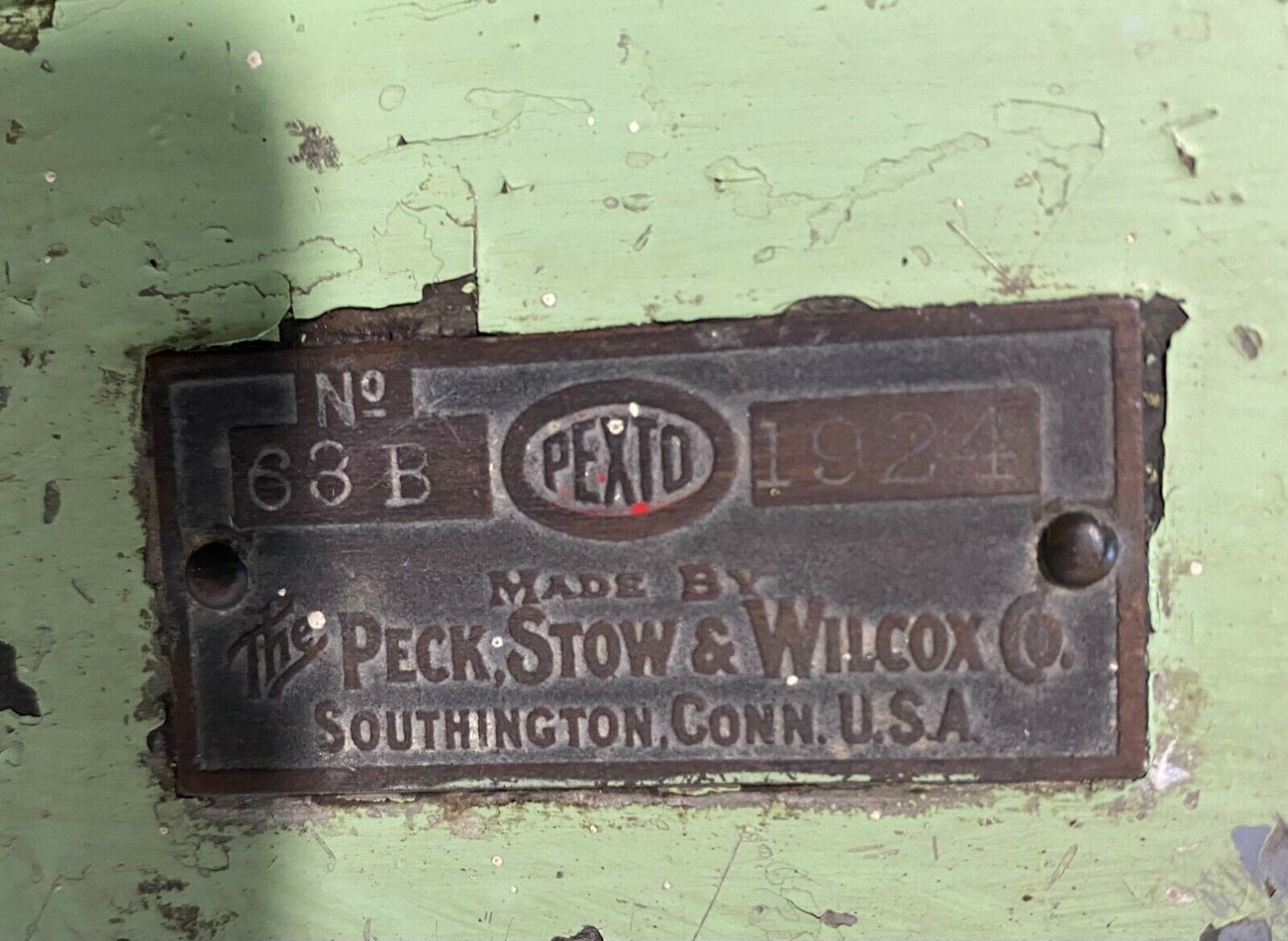 Peck, Stow & Wilcox 63B PEXTO 30” Hand Metal Brake Adjustable Bar Fold