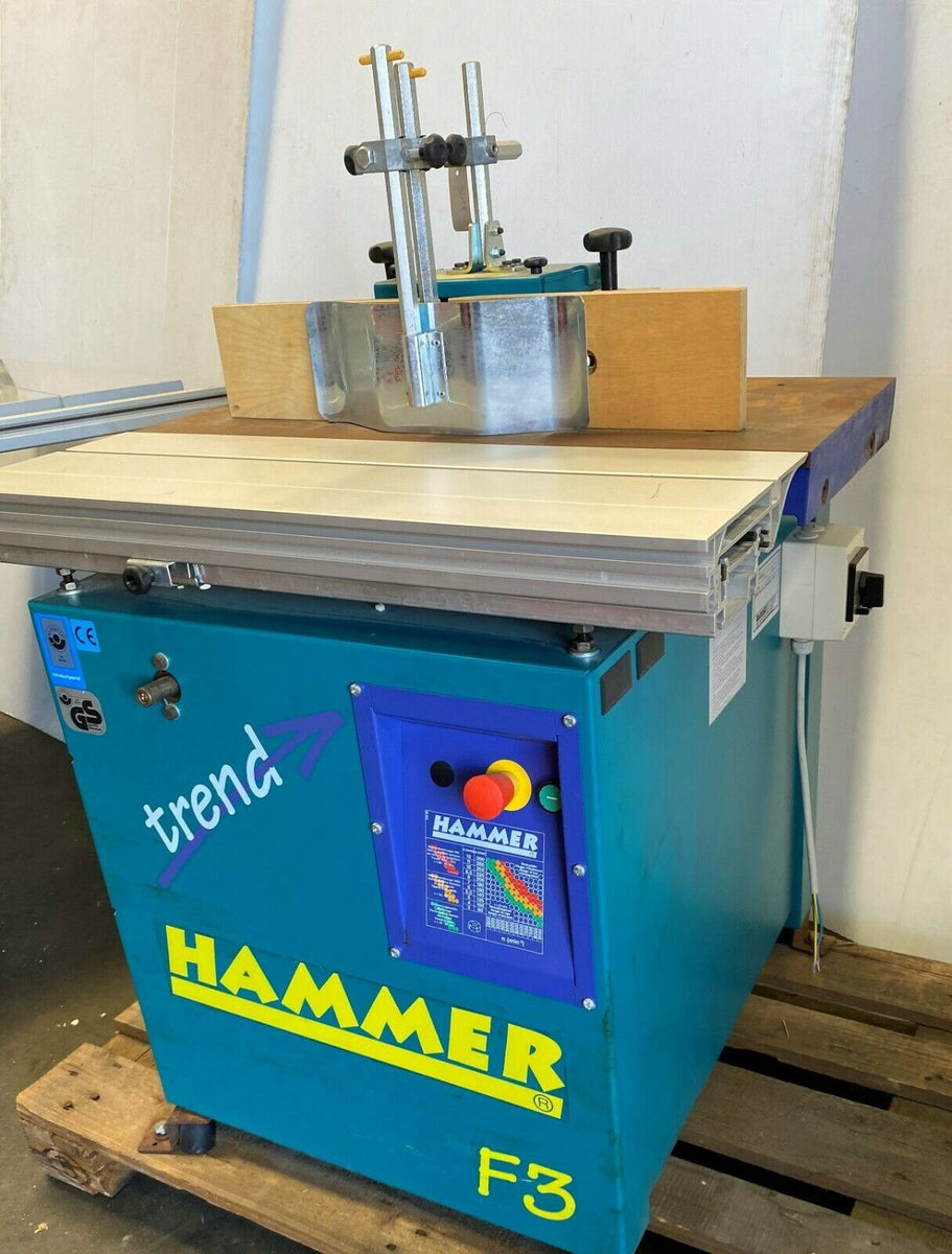 Hammer F3 Wood Shaper Sliding Table Spindle Modular New