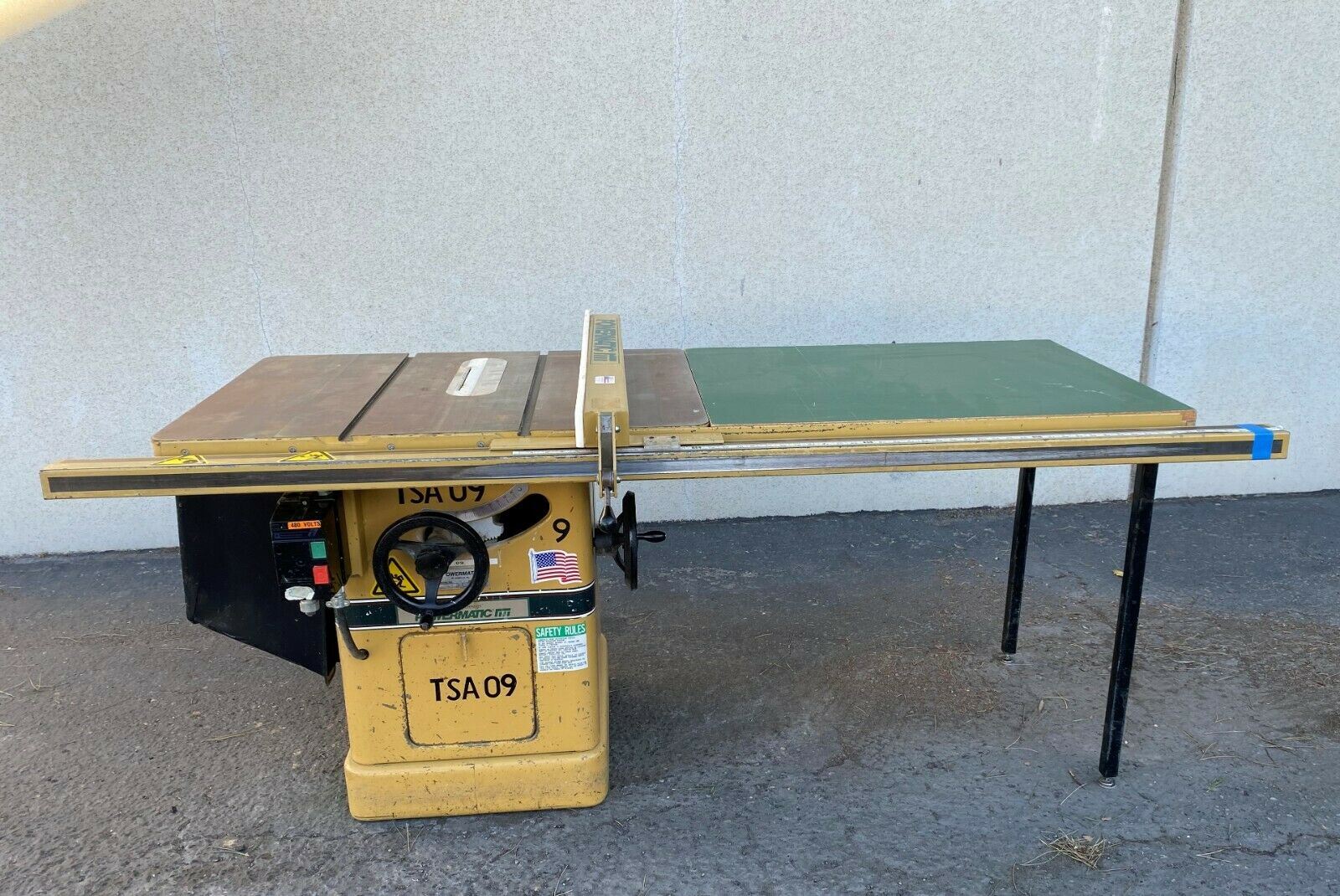 Powermatic Model 66 Table Saw 5HP, 230/460V, 3 Phase WoodWorking Machi
