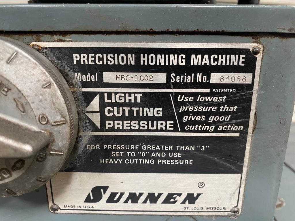 Sunnen Model MBC-1802D Hone Precision Honing Machine Power Stroke Loca