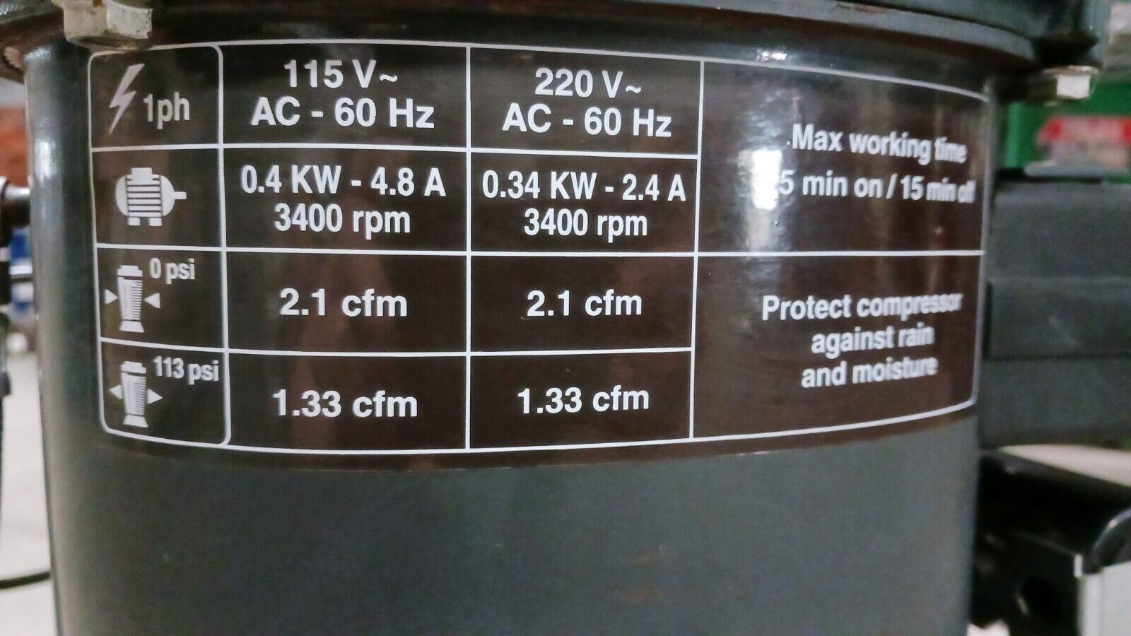 Sil-Air Silentaire Silent Air Compressor