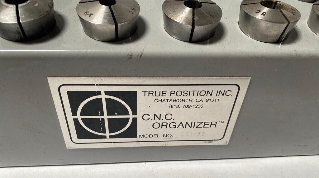 48 Pcs Set of 5C Collets With True Position CNC Organizer