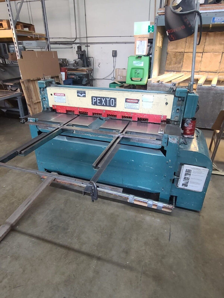 4′ Pexto Metal Shear Peck Stow Wilcox Model 12-U-4H Capacity 12 Gauge
