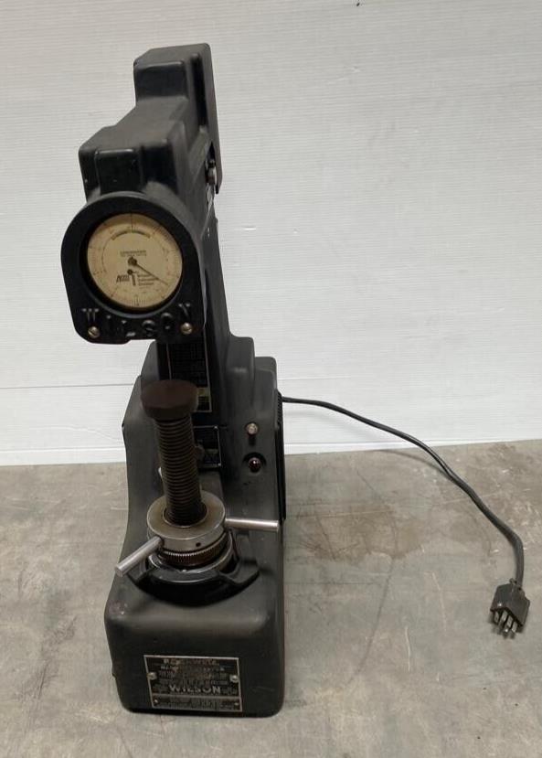 Rockwell Wilson Model 3QR Hardness Tester Machinist Testing Tool