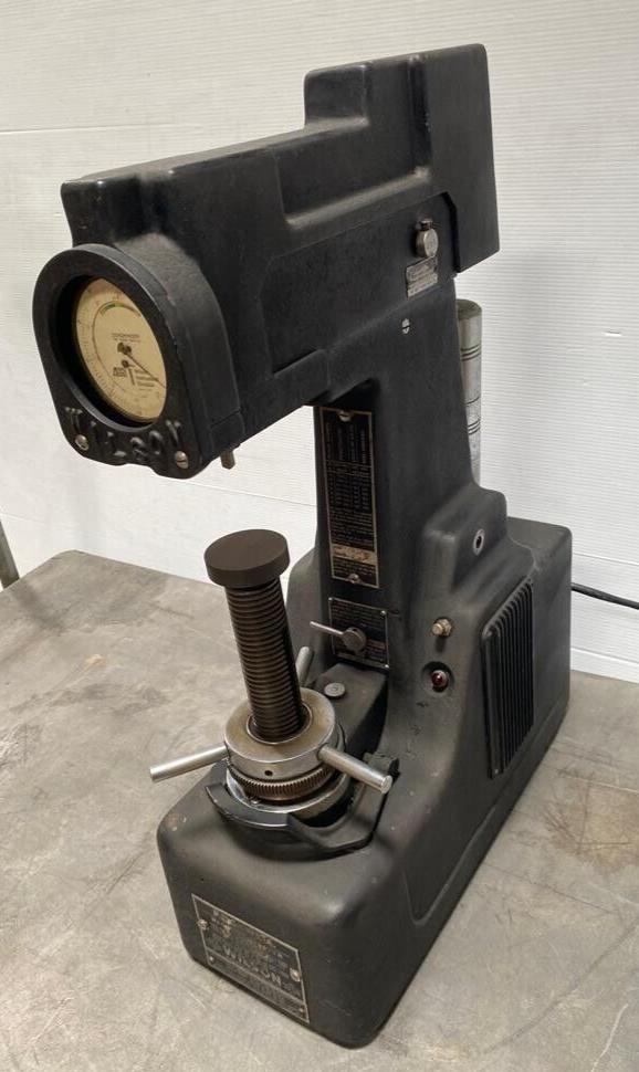 Rockwell Wilson Model 3QR Hardness Tester Machinist Testing Tool