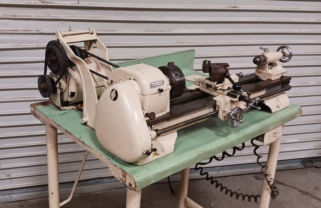 6 x 18 CRAFTSMAN ATLAS Bench Lathe with Threading Tooling 110 Volt Nic