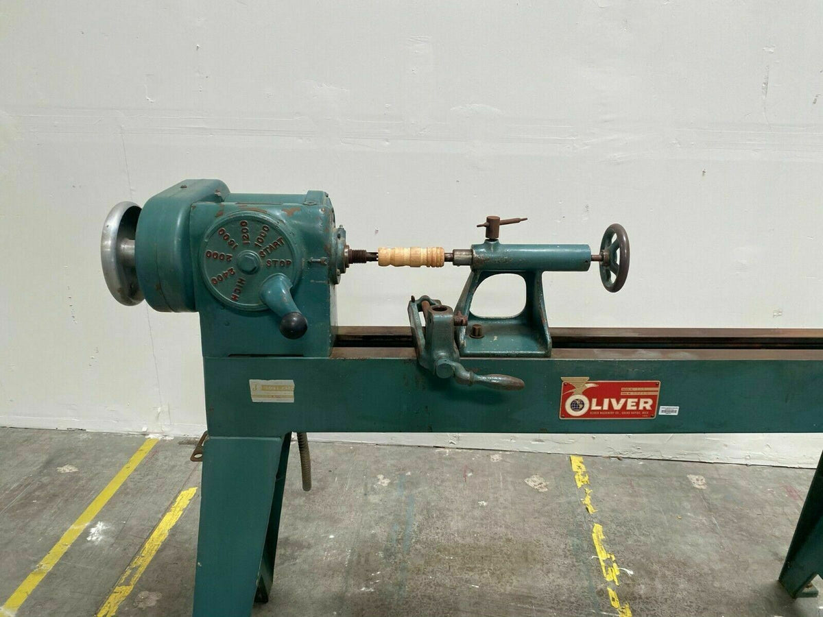Original OLIVER Model 2159 Heavy Duty 14" Wood Lathe 1HP 3 Phase USA M