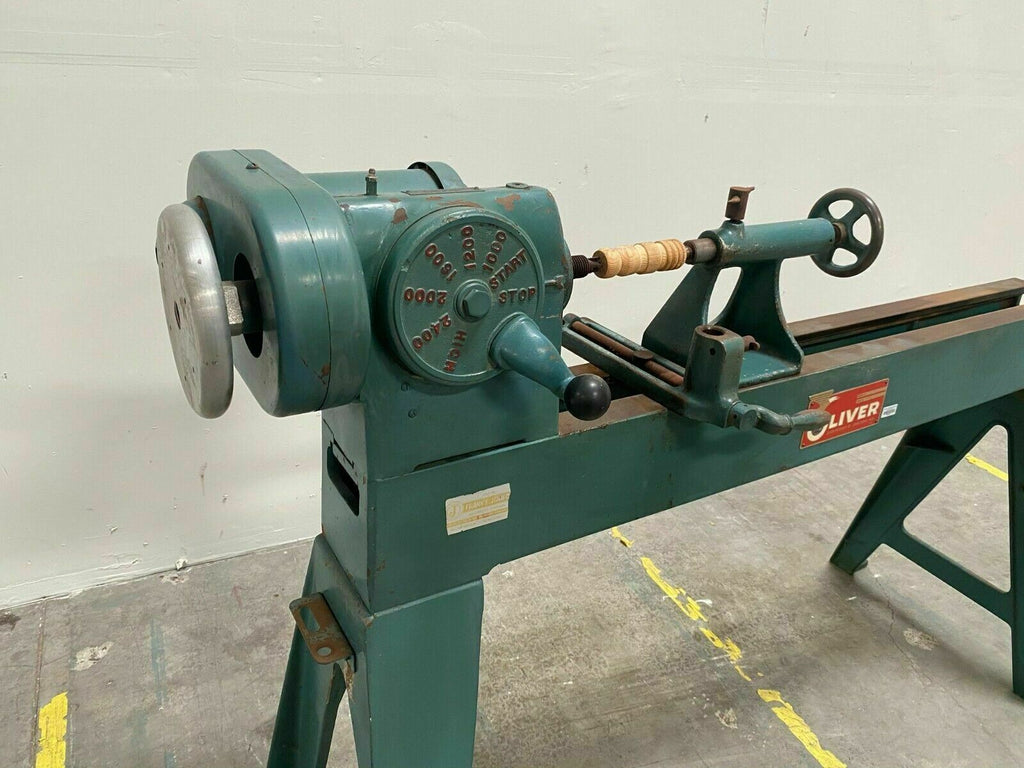 Original OLIVER Model 2159 Heavy Duty 14" Wood Lathe 1HP 3 Phase USA M