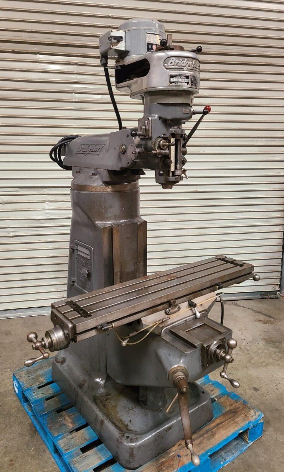 Bridgeport Vertical Mill Milling Machine 9x42 Table 1 HP Motor