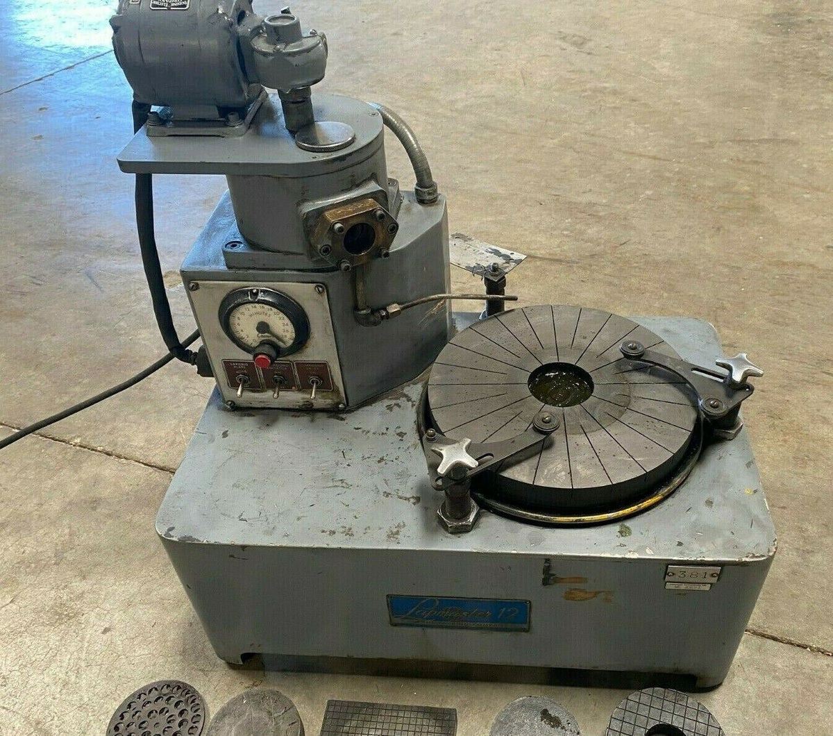 Lapmaster 12 Lapping Machine Single Phase 12" Diameter