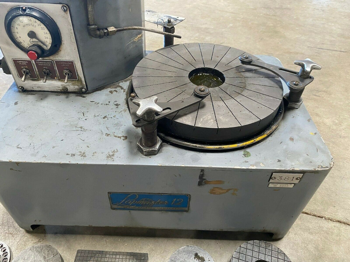 12" Lapmaster 12 Lapping Machine Single Phase