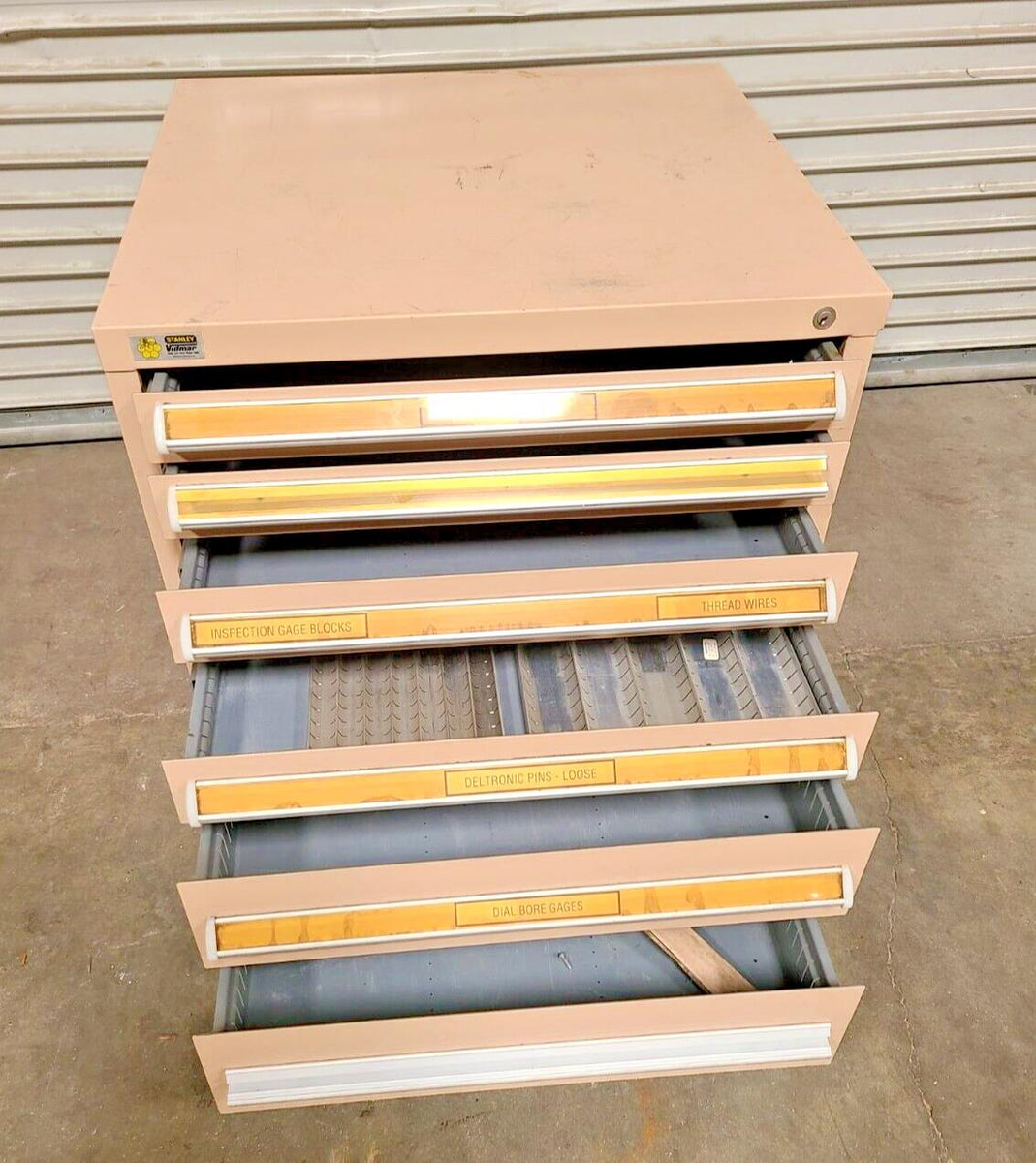 Stanley Vidmar 6 Drawers Cabinet Tool Box Storage 30 x 28 x 34
