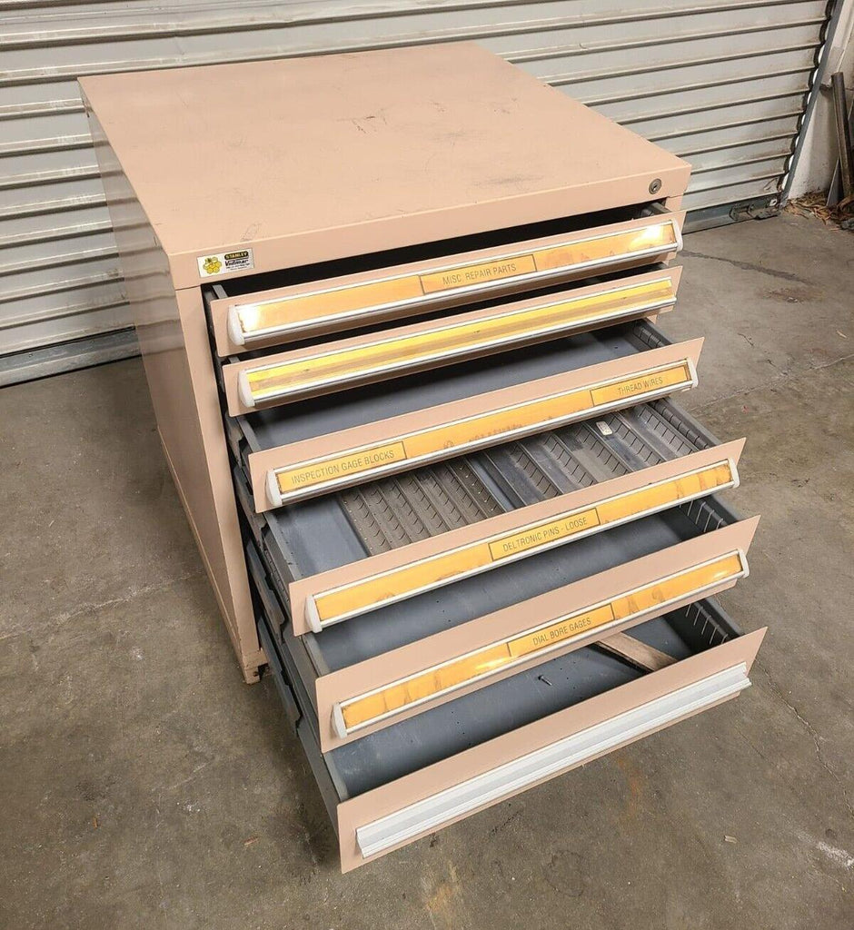 Stanley Vidmar 6 Drawers Cabinet Tool Box Storage 30 x 28 x 34