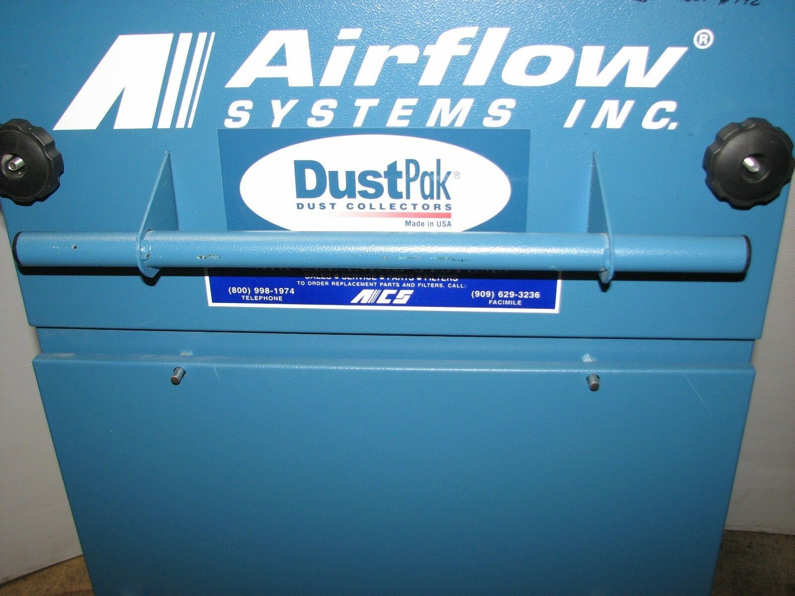 Airflow Systems Dust Collector Blower Model DS-1-SHAKER-PG5 Single Pha