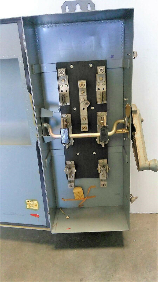 Westinghouse Heavy Duty Vintage Safety Switch RCF 325-I 400 Amps