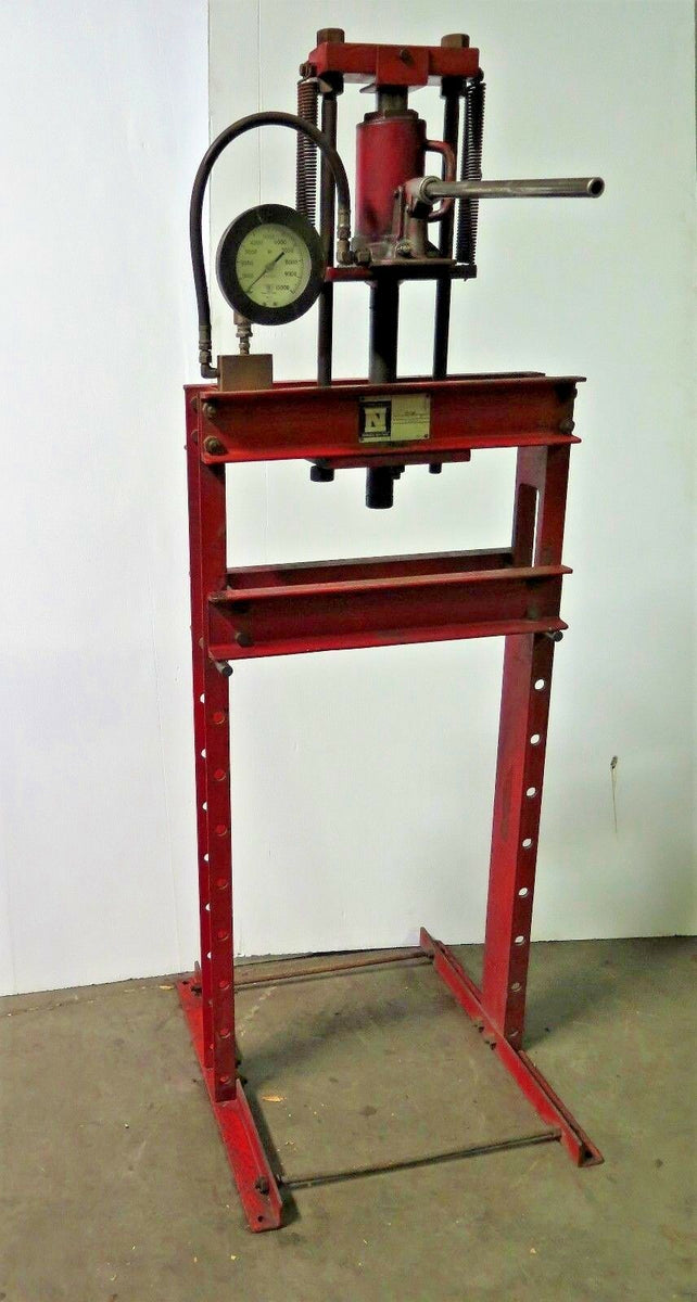 F.A. Nugier Jack Press 12 Ton Hydraulic Press Model S2J-JGM Made in US