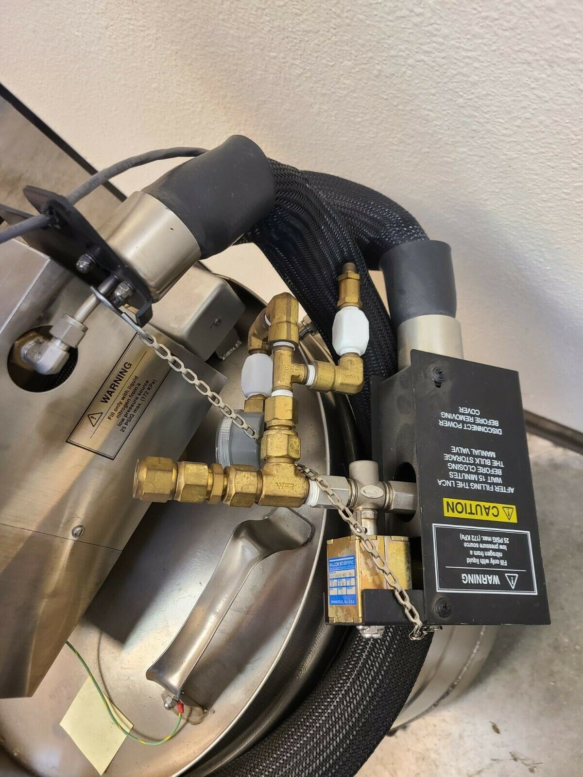 TA Instruments LNCA Liquid Nitrogen Cooling Cryofab CFL-50 Pressure Ve