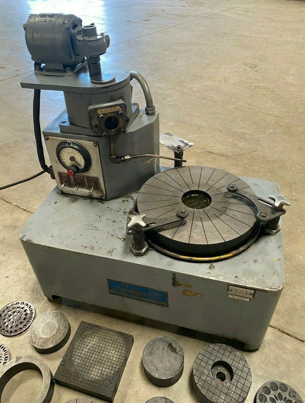 Lapmaster 12 Lapping Machine Single Phase 12" Diameter
