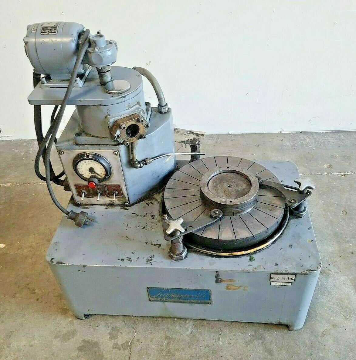 Lapmaster 12 Lapping Machine Single Phase 12" Diameter