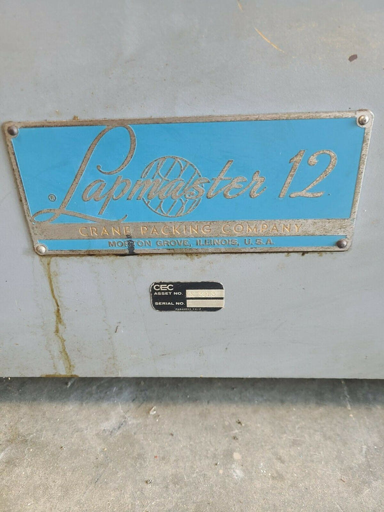 Lapmaster B Lapping Machine Single Phase