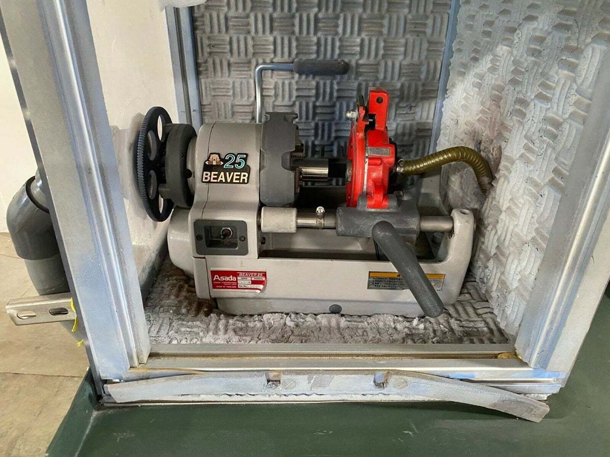 Asada Beaver 25 Automatic Pipe and Bolt Threading Machine Complete Sys