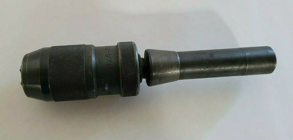Keyless Chuck 1/32-1/2" ROHM Supra 1-13 J6 R8 Shank for Bridgeport Mil