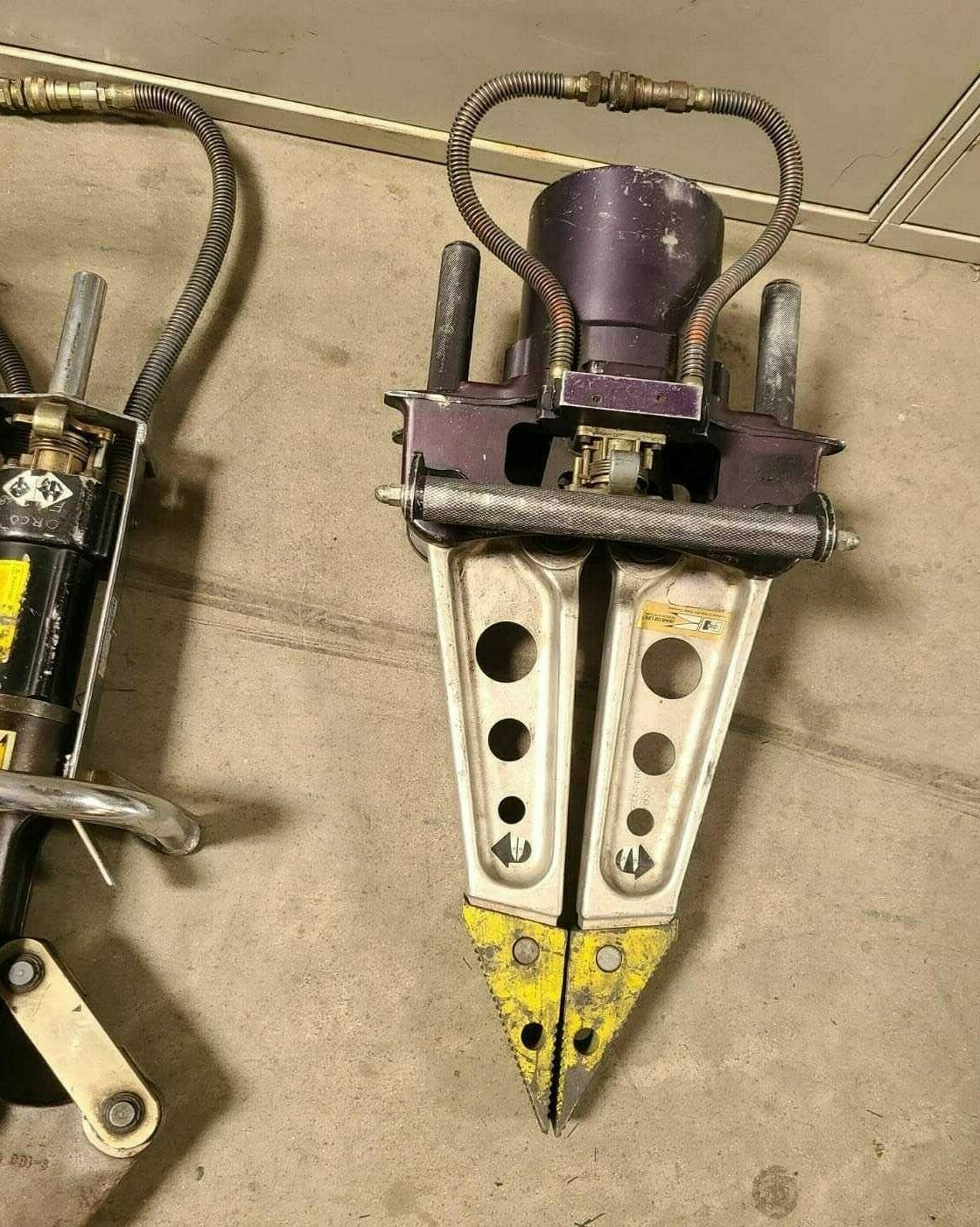 Complete Set Hurst Jaws of Life Rescue Hydraulic Unit Cutter Spreader