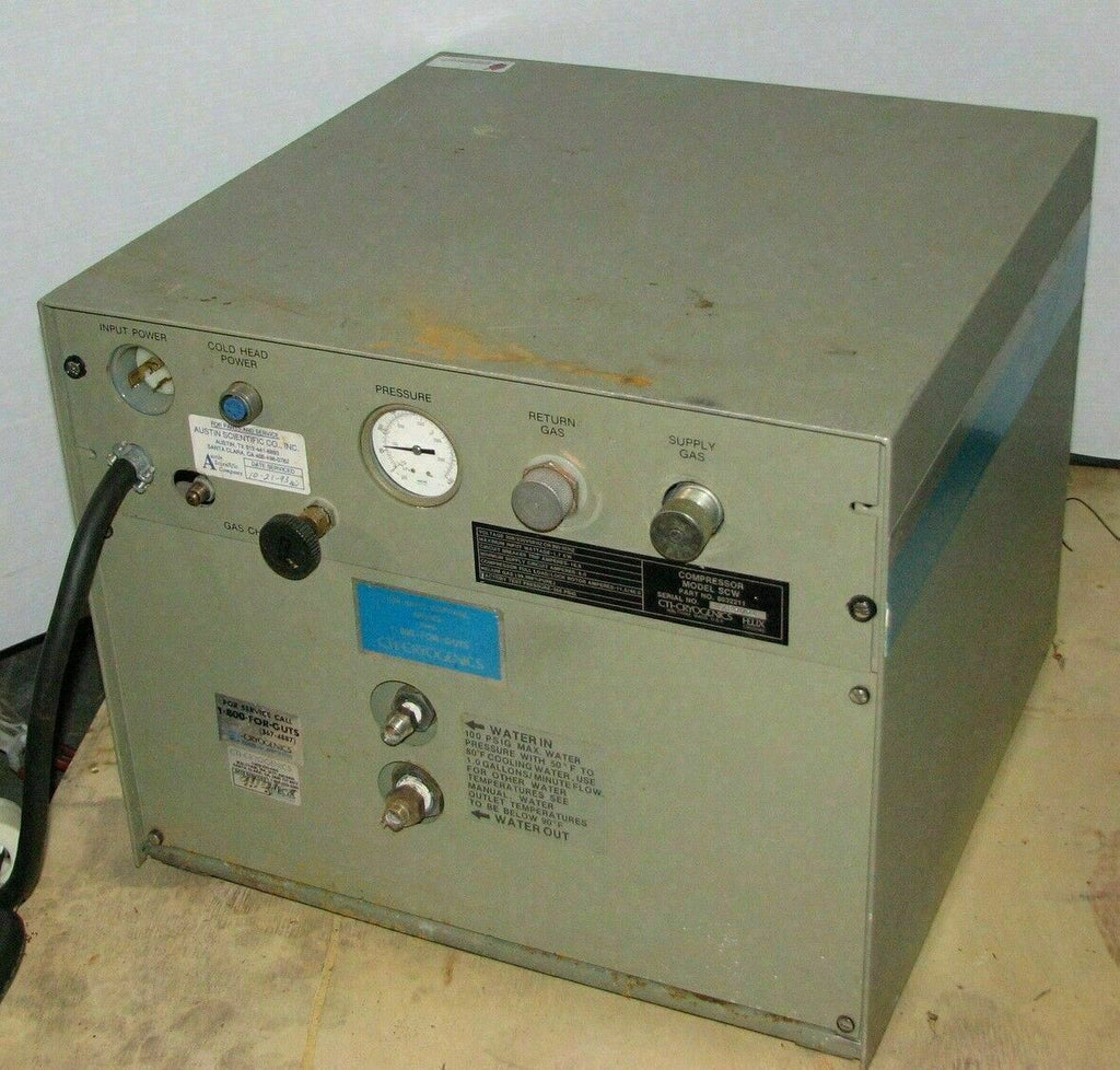 HELIX CTI CRYOGENICS SCW Helium Compressor 8032211 208 Volts