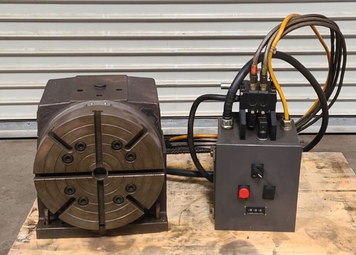12" Rotary Table SMW Pneumatic Indexer PT 315 mm For Milling Machine L