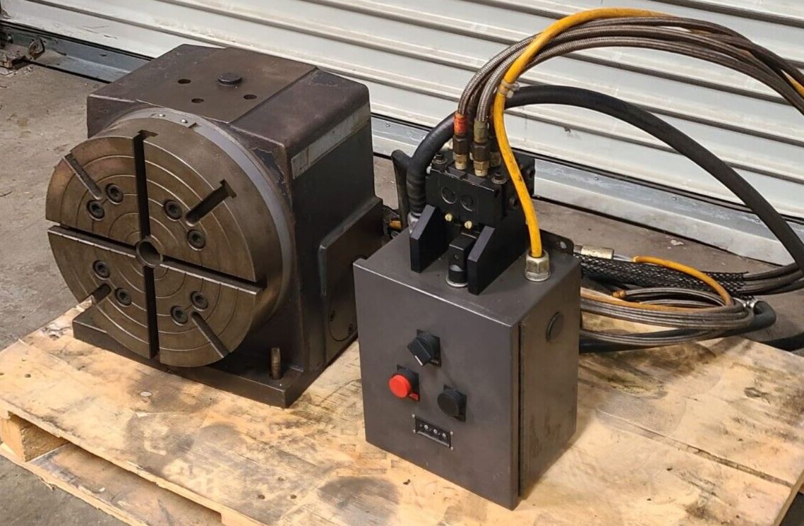 12" Rotary Table SMW Pneumatic Indexer PT 315 mm For Milling Machine L