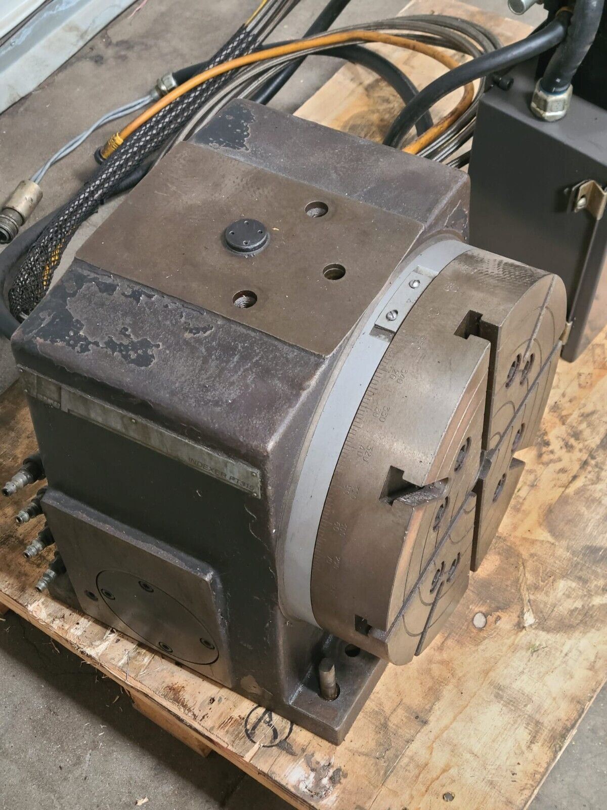 12" Rotary Table SMW Pneumatic Indexer PT 315 mm For Milling Machine L