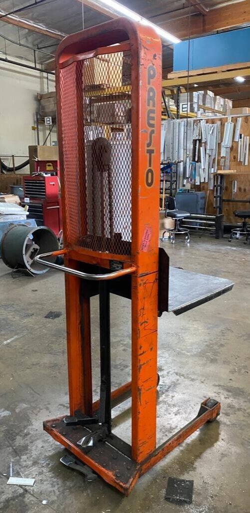 Presto M166 Manual Lift Stacker Truck 64" height