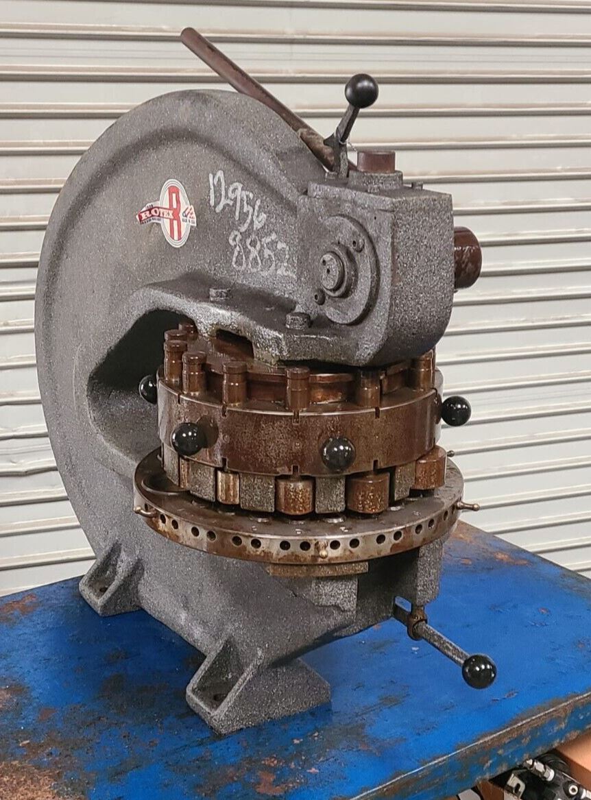 ROTEX MANUAL TURRET Punch Press 18-A 18 STATIONS