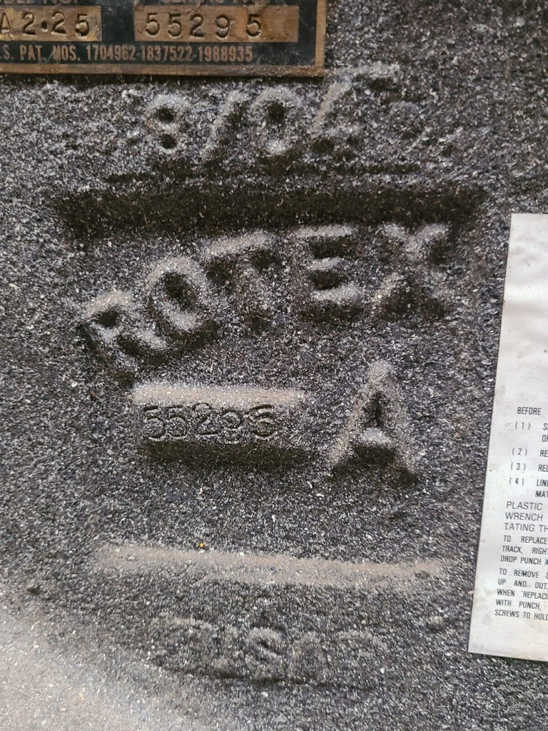 ROTEX MANUAL TURRET Punch Press 18-A 18 STATIONS