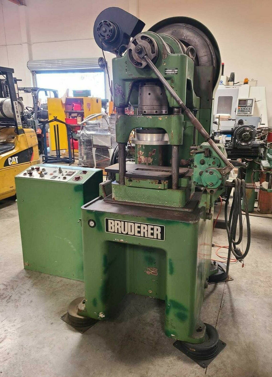 BRUDERER BSTA-30 30 Ton High Speed Press Stamping Machine Controls Swi