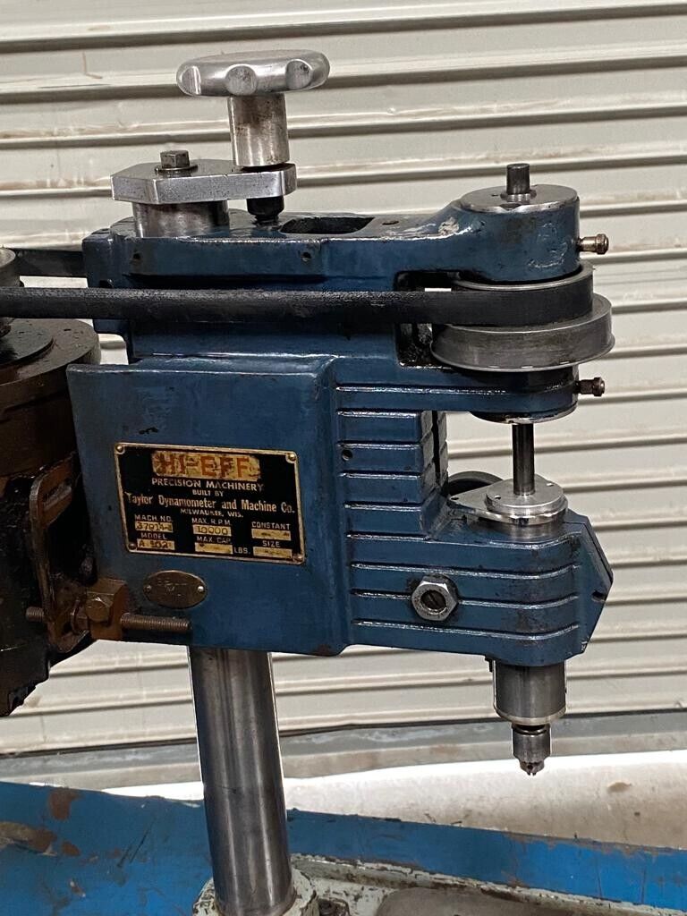 Taylor HI-EFF Model A 102 Drill Press Made in USA High Precision 10,00