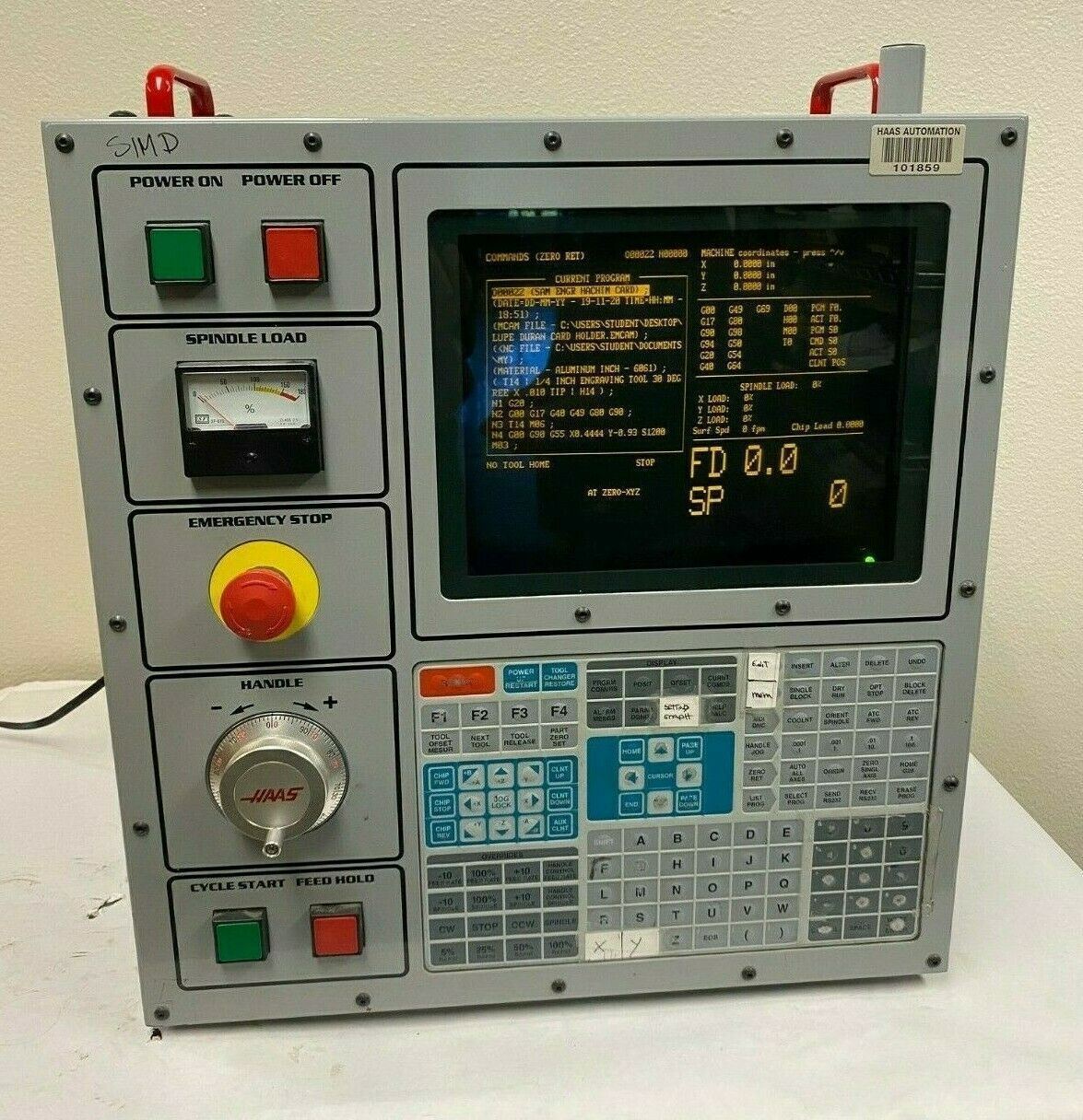 HAAS Automation Model CSM1A Control Simulator Mill and Lathe CNC Local