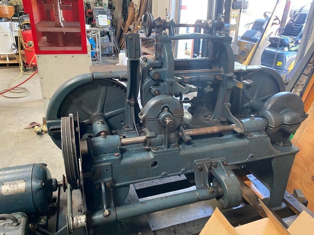 USM Die Cutting Hudson General Leather Splitting Clicker Press Model A