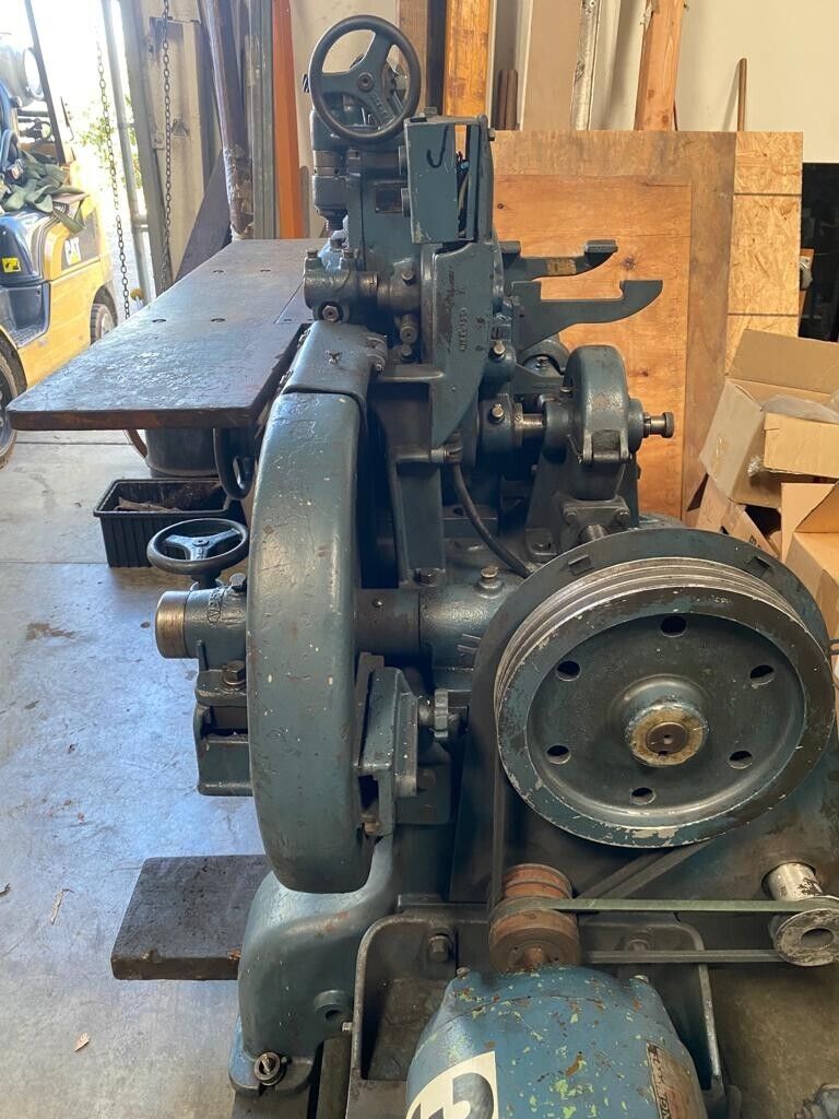 USM Die Cutting Hudson General Leather Splitting Clicker Press Model A