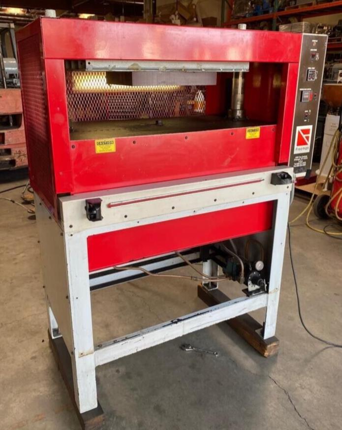 Freeman Herman Schwabe Die Cutting Clicker Press Model 76M Heated Plat