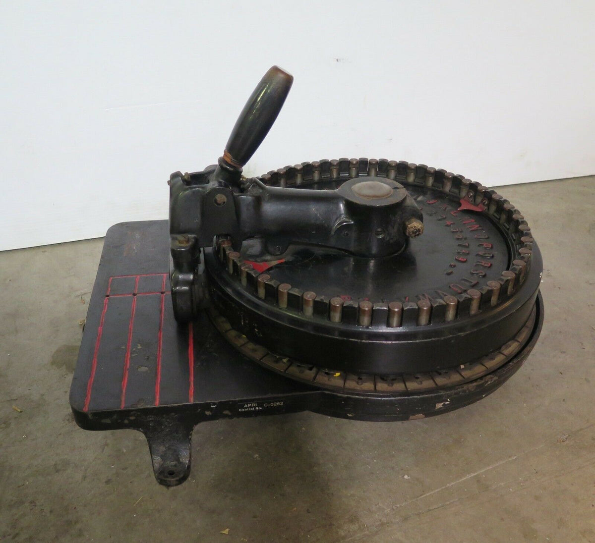 Rare Vintage Diagraph Stencil Cutting Machine 3/4 Letter Size