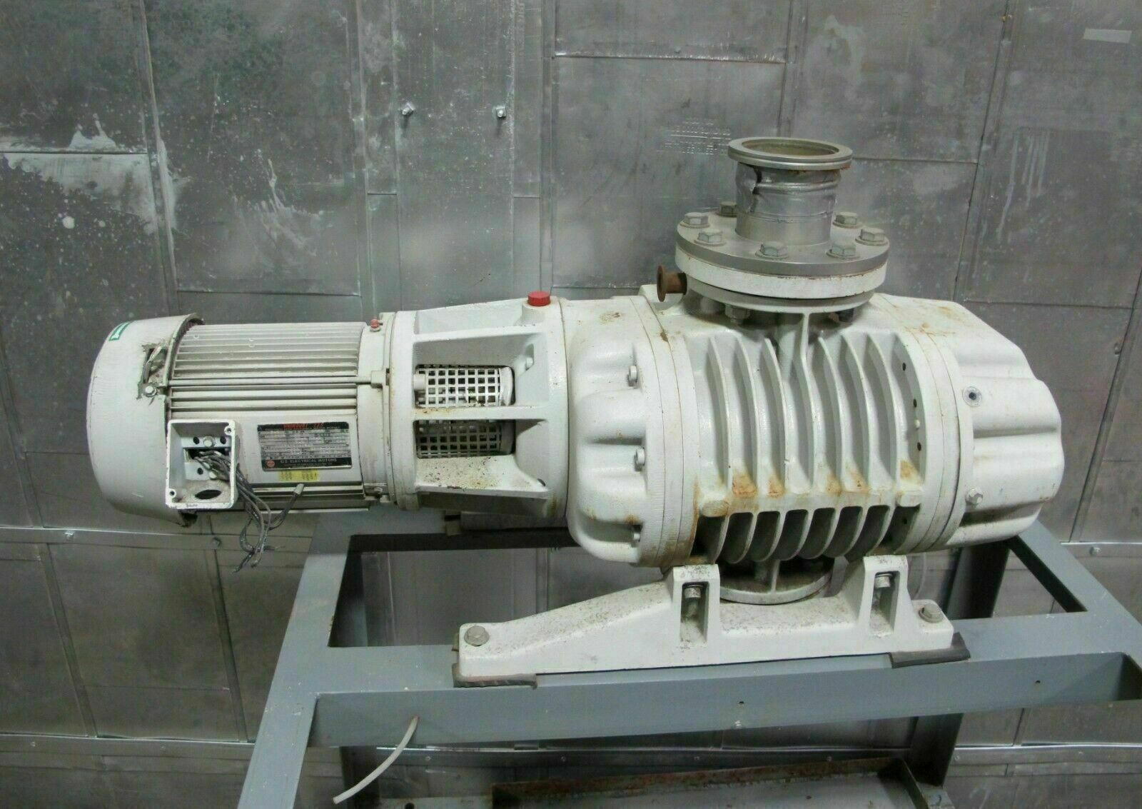 Leybold Heraeus RUVAC WA 1000 Booster Blower Vacuum Pump 5HP Drive Mot
