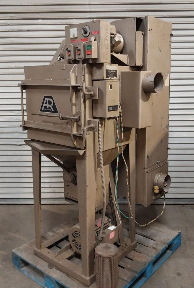 A.R.E. Industries Tumble Model MB 2.5 Airless Shot Sand Blasting Blast