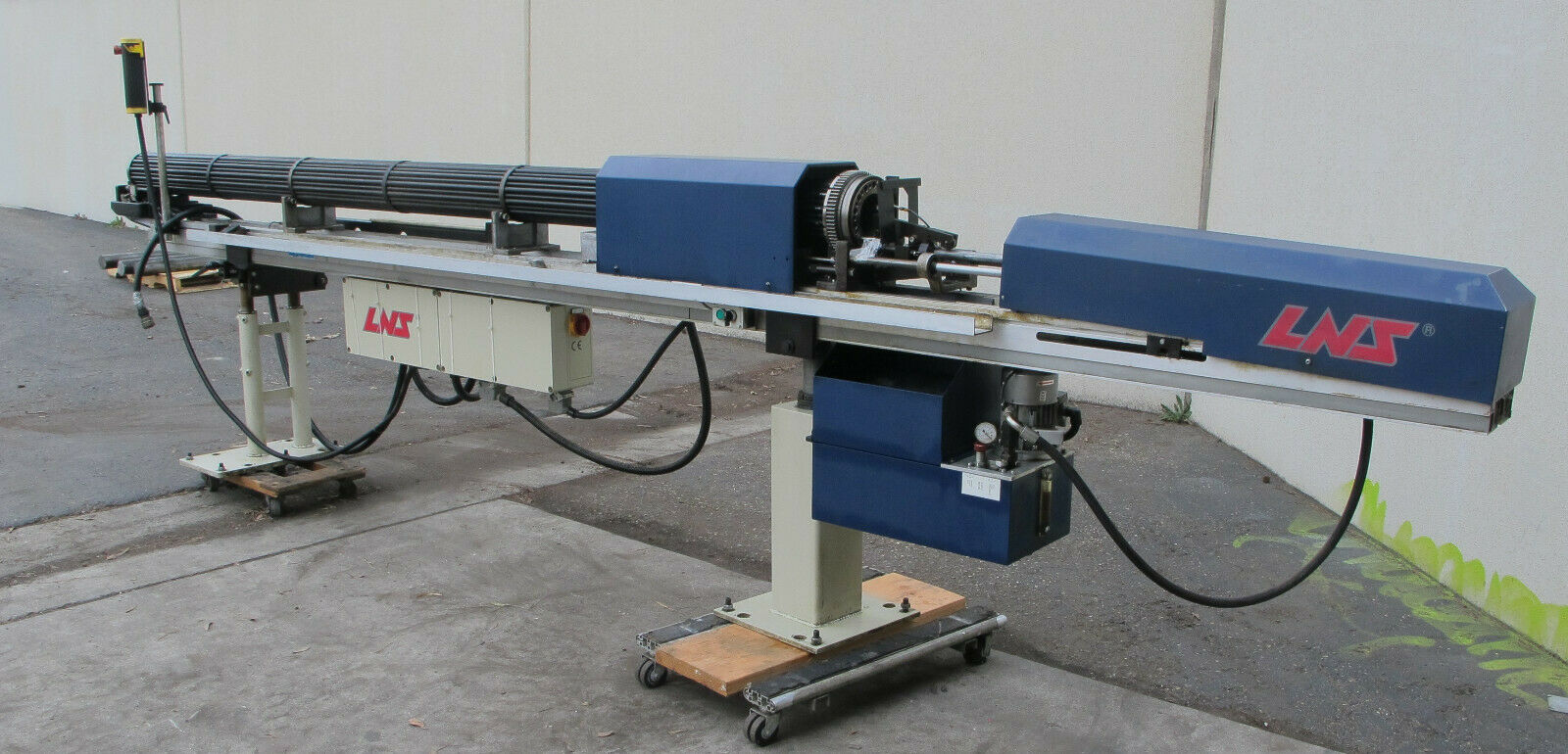 LNS Bar Feeder Model TRYTON SST 5 Magazine Bar Loader Used on Citizen
